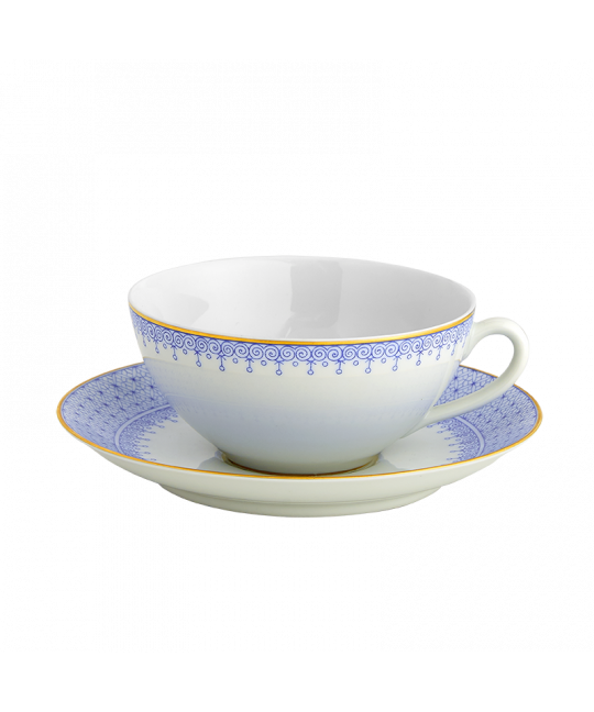 CORNFLOWER LACE COUP CUP & SAUCER,SINGLE