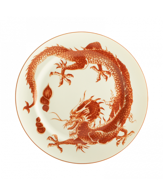 RED DRAGON DESSERT PLATE
