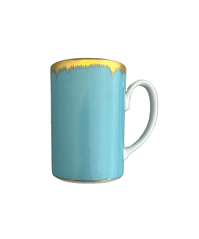CHELSEA FEATHER TURQUOISE MUG